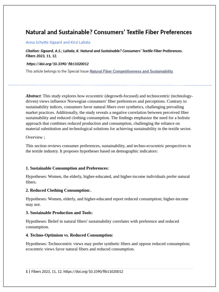 21txt104 - Ishwari Chore - Cat 2 Dae | PDF | Textiles | Consumption (Economics)