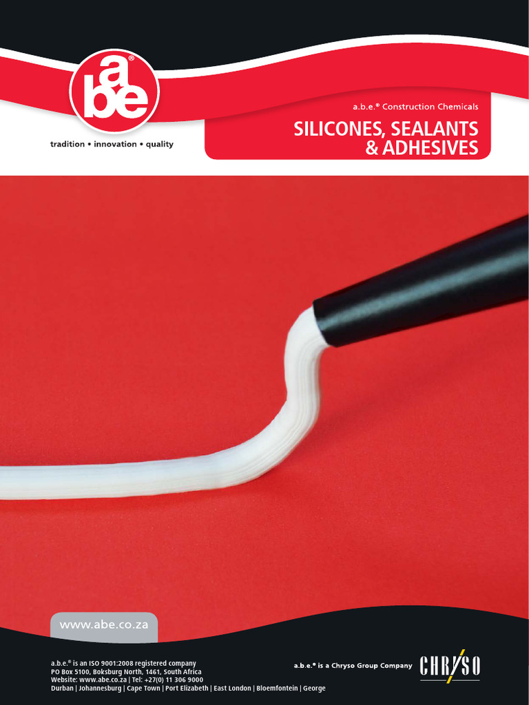abe_Sealant_brochure | PDF | Concrete | Silicone