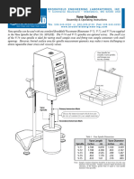 Brookfield Viscometer Spindle Chart | PDF | Viscosity | Mechanical ...
