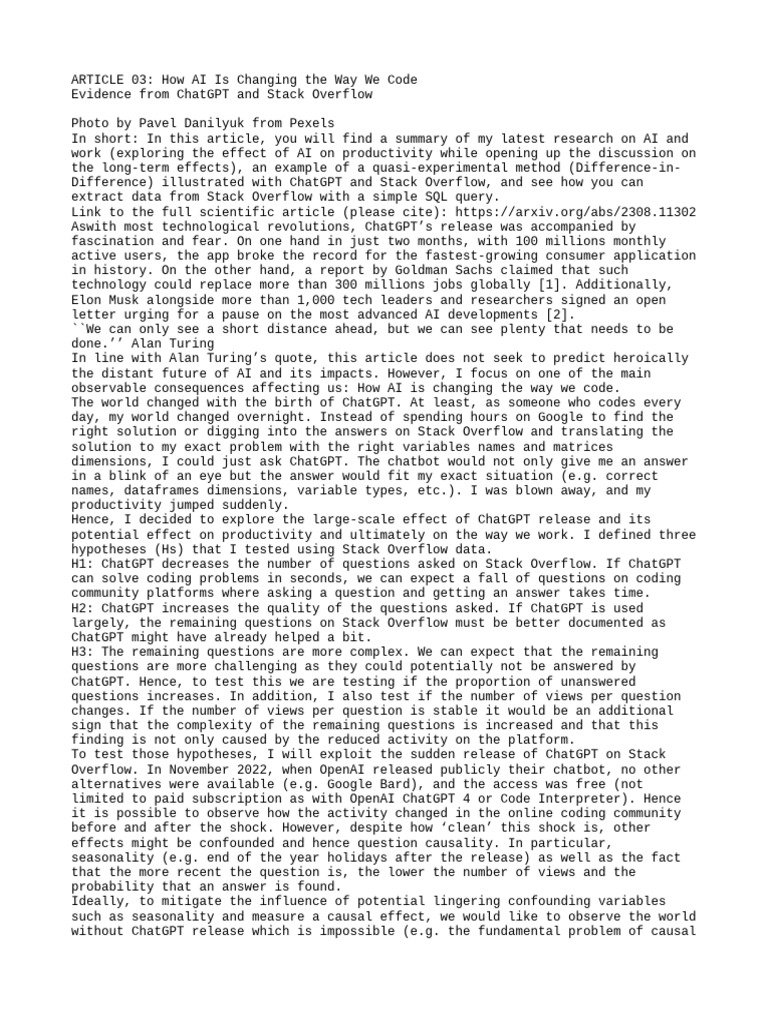 Pes Medium Ai Article03 | PDF | Confounding | Causality