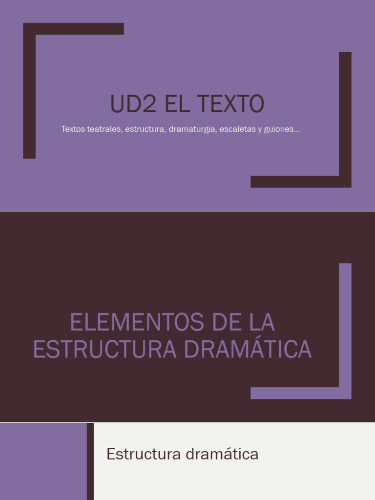 Elementos del Texto Dramático | PDF | Partituras | Teatro