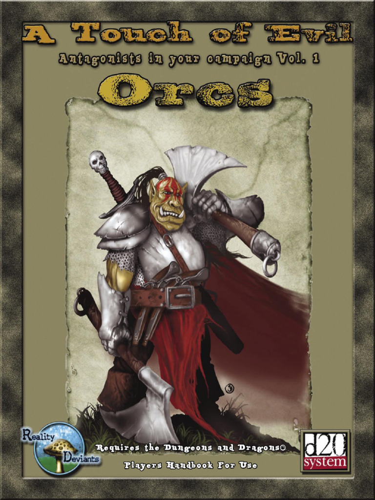 NPCs - Orcs | PDF | D20 System