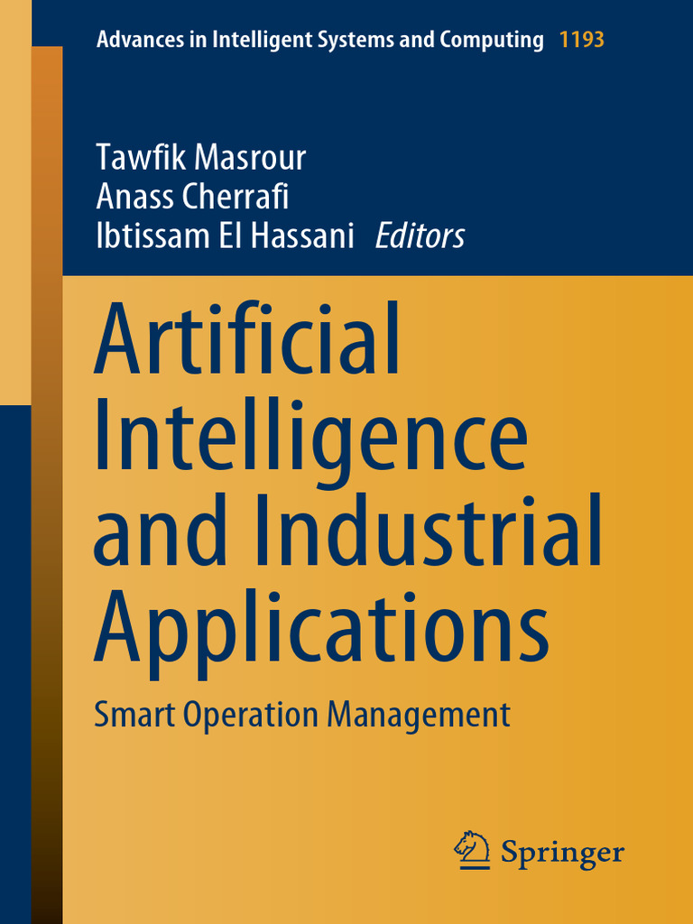 Artificial Intelligence and Industrial Applications Smart Operation ...