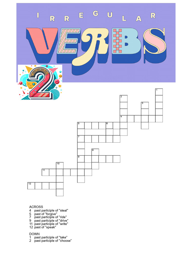 Irregular Verbs Worksheet Group 2 | PDF