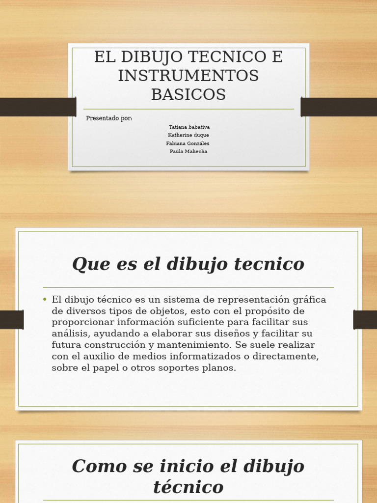 El Dibujo Tecnico e Instrumentos Basicos | PDF | Dibujo técnico | Dibujo