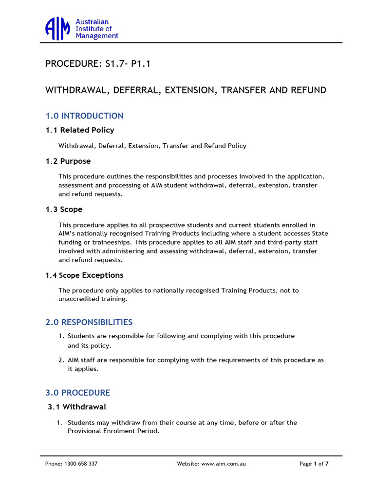 AIM-Procedure-Withdrawal-Deferral-Extension-Transfer-and-Refund(0 ...
