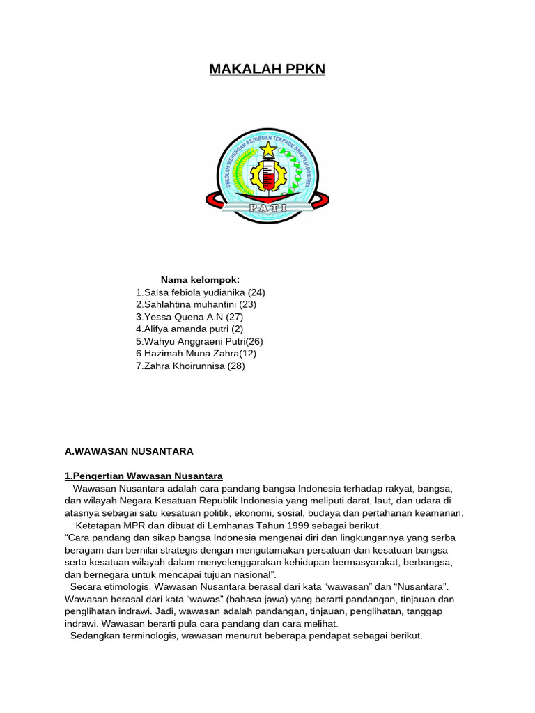 Makalah PPKN | PDF | Ilmu Sosial