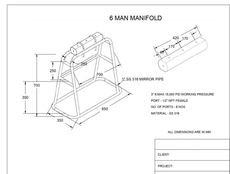 MANIFOLD Drawing | PDF