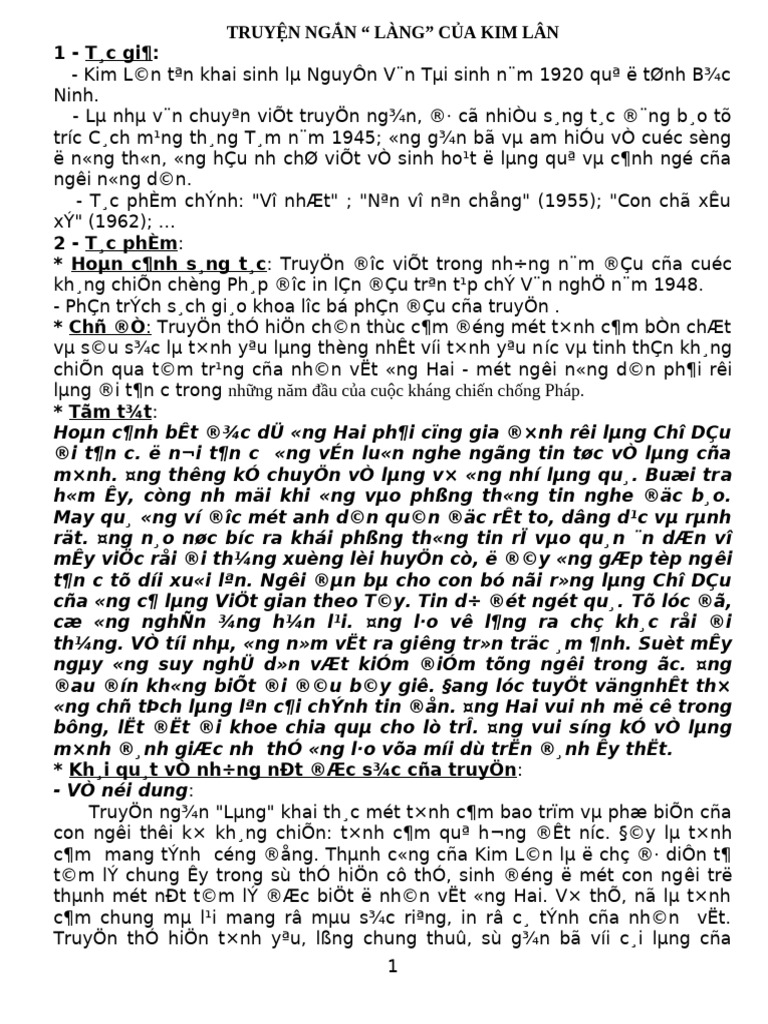 Truyen Ngan Lang | PDF
