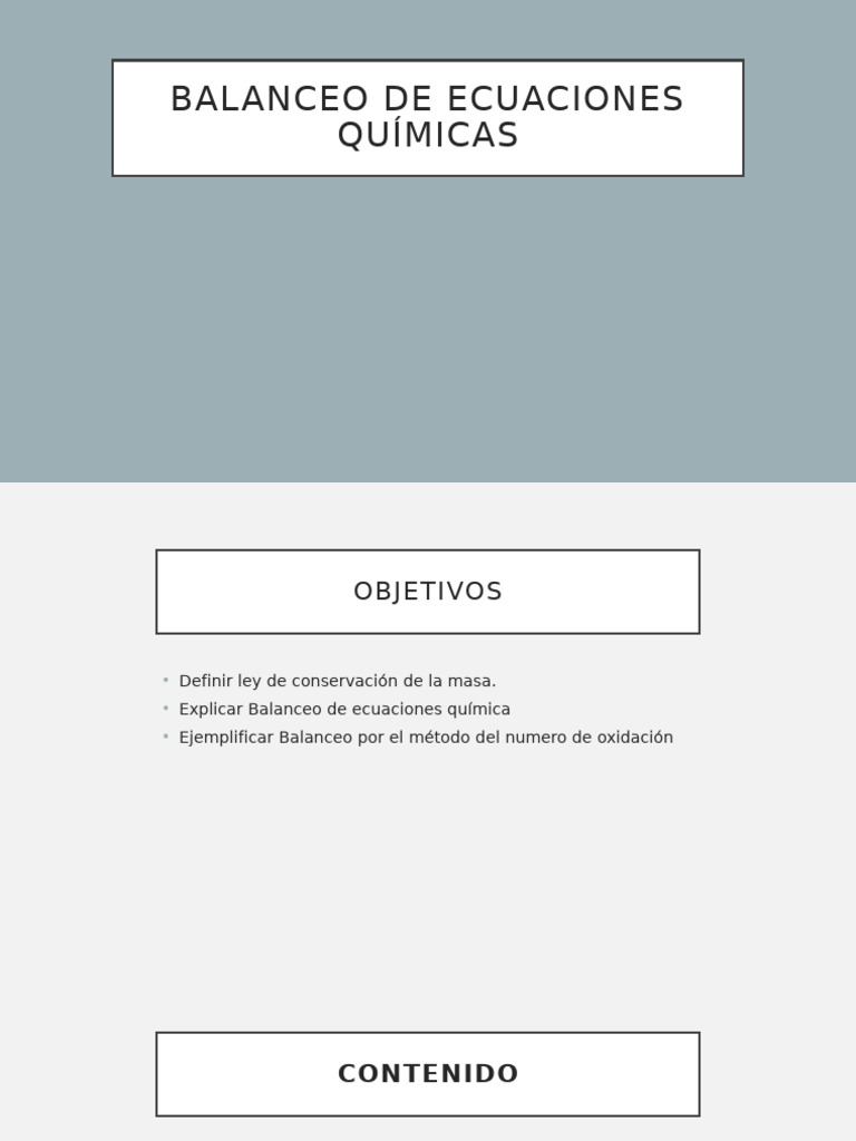 Balanceo de Ecuaciones Quimicas | PDF | Redox | Reacciones químicas