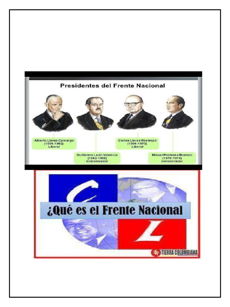 Causas y Consecuencias del Frente Nacional | PDF | Ciencias Políticas ...