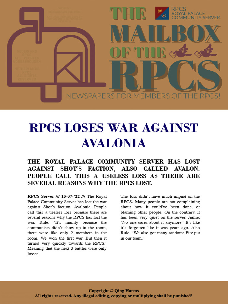 Mailbox Template 4 | PDF