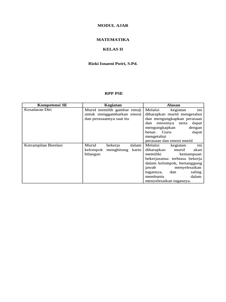 Ma MTK Terpadu Bab 2 Bag 1 | PDF