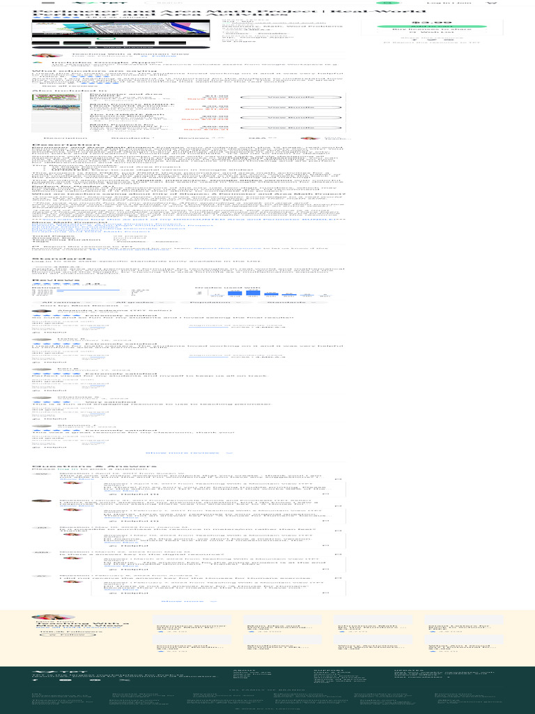 Perimeter and Area Math Project Real-World Perimeter and Area ...