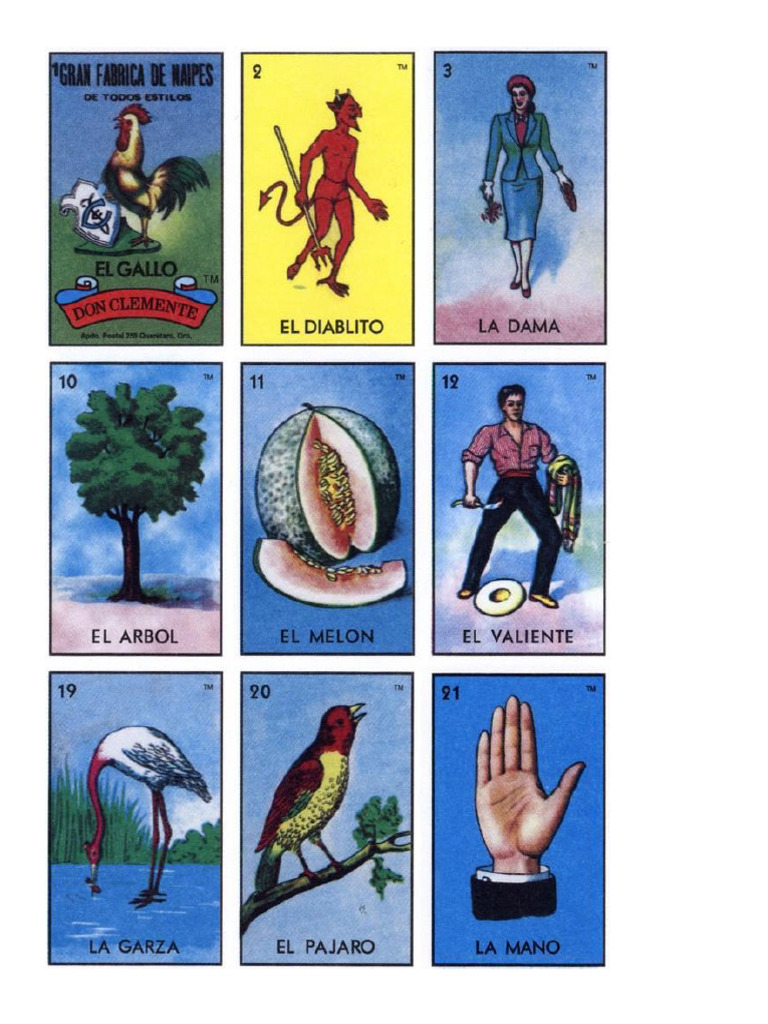 Loteria Card Images | PDF