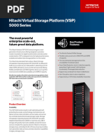 Hitachi Virtual Storage Platform One Block Datasheet | PDF | Data Center | Cloud Computing