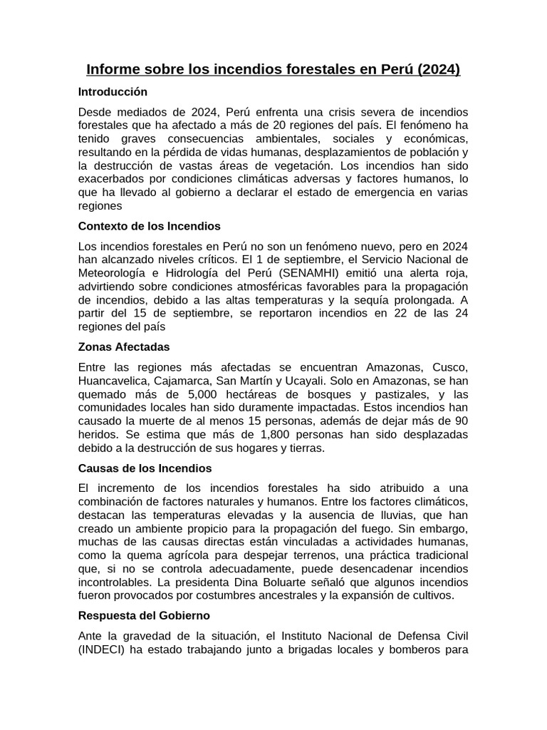 Informe Cyt | PDF | Fuego fatuo | Entorno natural