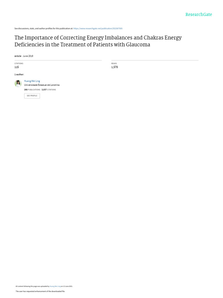 Glaucoma | PDF | Glaucoma | Traditional Chinese Medicine