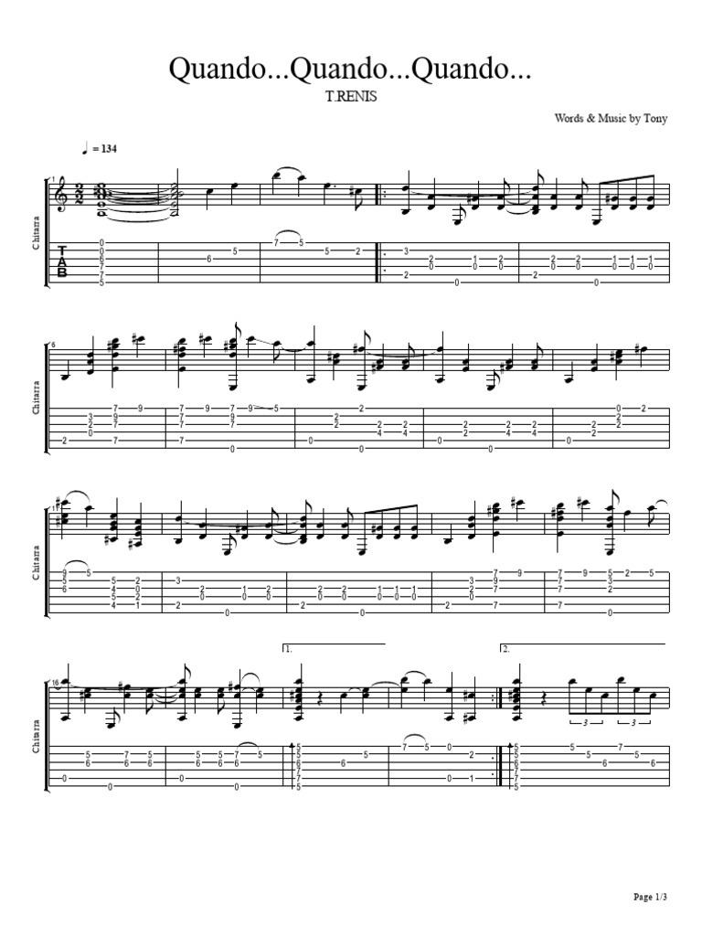 Antoinenadim - Quando... Quando... Quando... | PDF