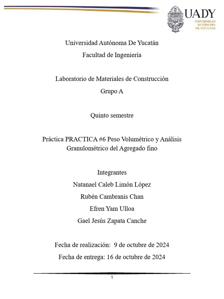 p6 Pvss y Granulometria de Agregado Fin | PDF | Hormigón | Materiales ...
