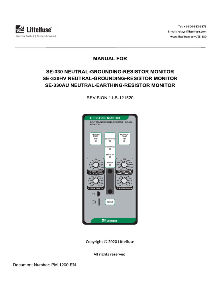 Startco NER Manual | PDF