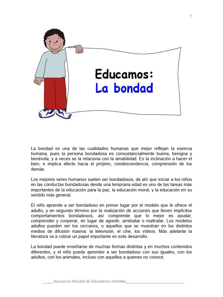 Bondad | PDF | Comportamiento | Madre Teresa
