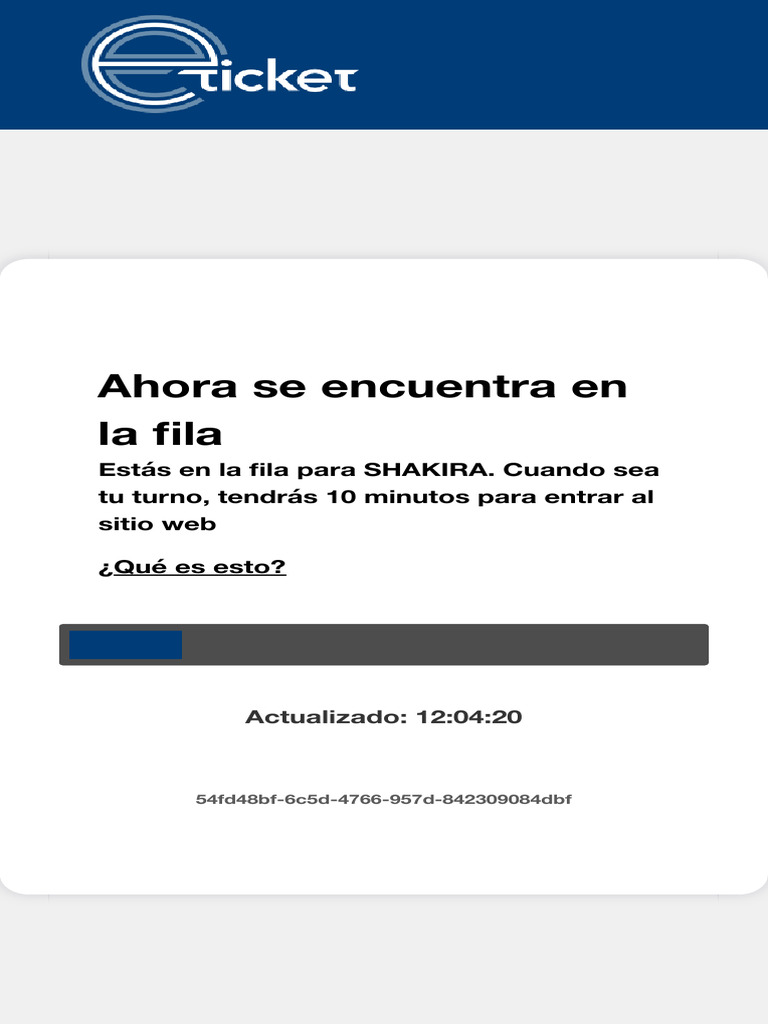 Fila Virtual Eticket | PDF