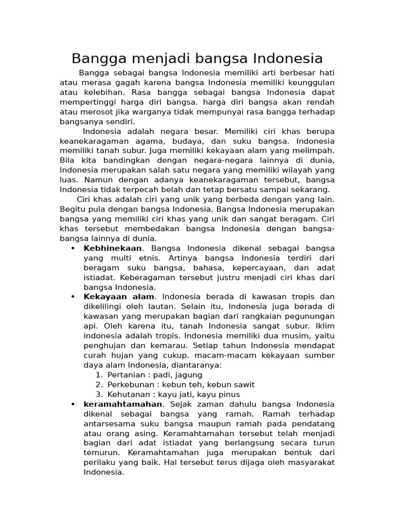 PKN Bangga Menjadi Bangsa Indonesia | PDF | Teknologi & Rekayasa