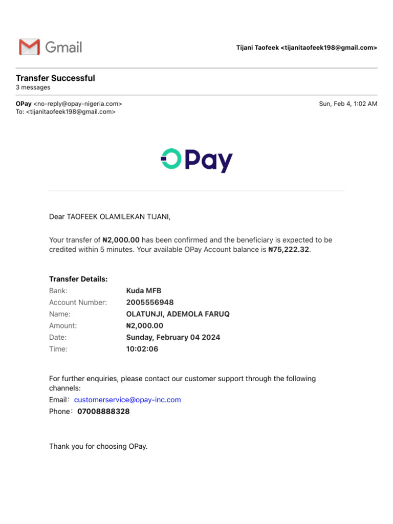 Transfer Successful | PDF | Personal Finance | Banks