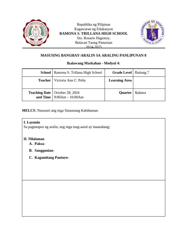 Diskusyon 1 - Ang Heograpiya Sa Pagbuo at Pag-Unlad NG Mga Sinaunang ...