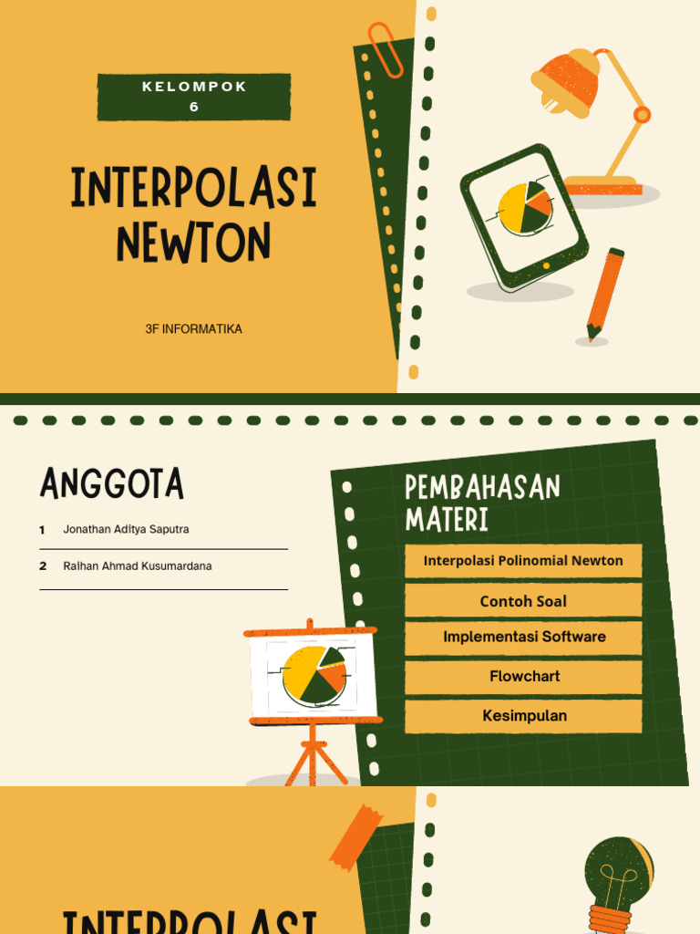 Interpolasi Polinomial Newton dan Contoh | PDF