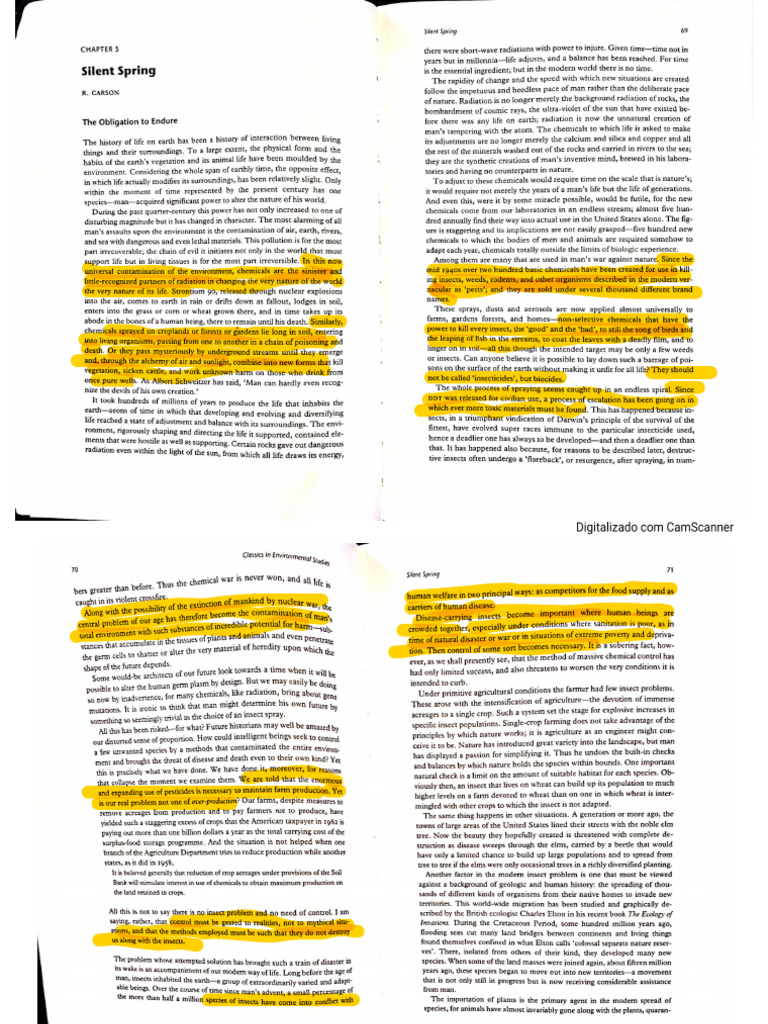 1 - 1966 - Rachel Carson - Silent Spring | PDF