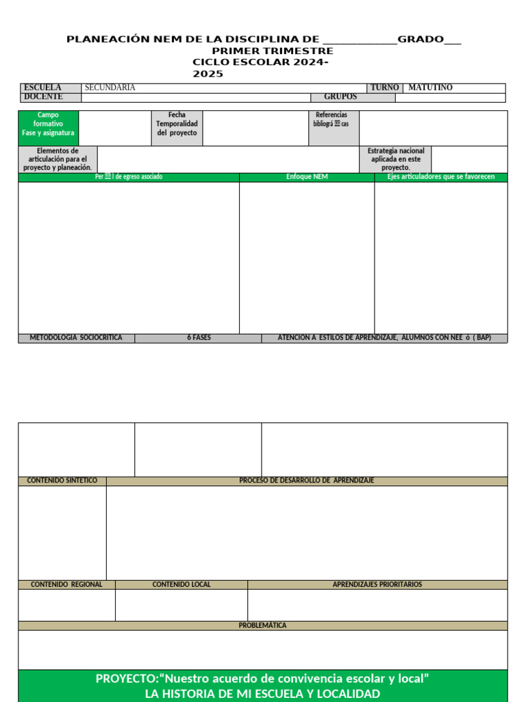 Machote | PDF | Evaluación | Aprendizaje