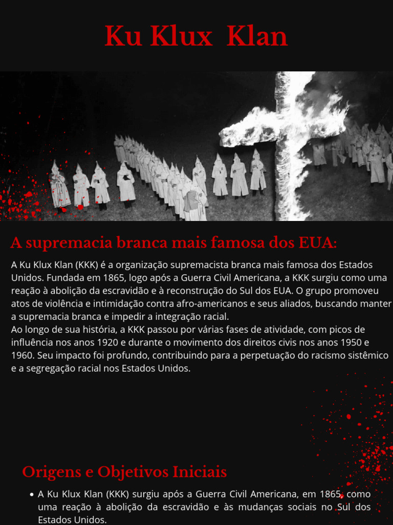 Ku Klux Klan | PDF | Política | Ciências Sociais