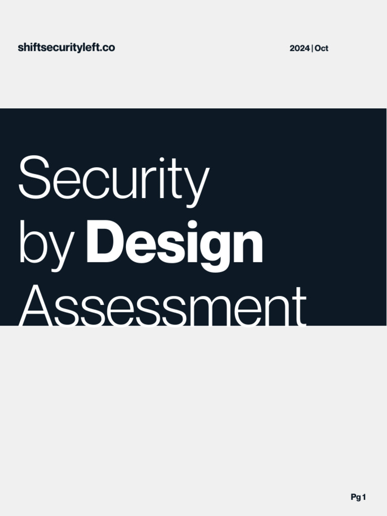 Security by Design Assessment: Regina Grogan | PDF | Vulnerability ...