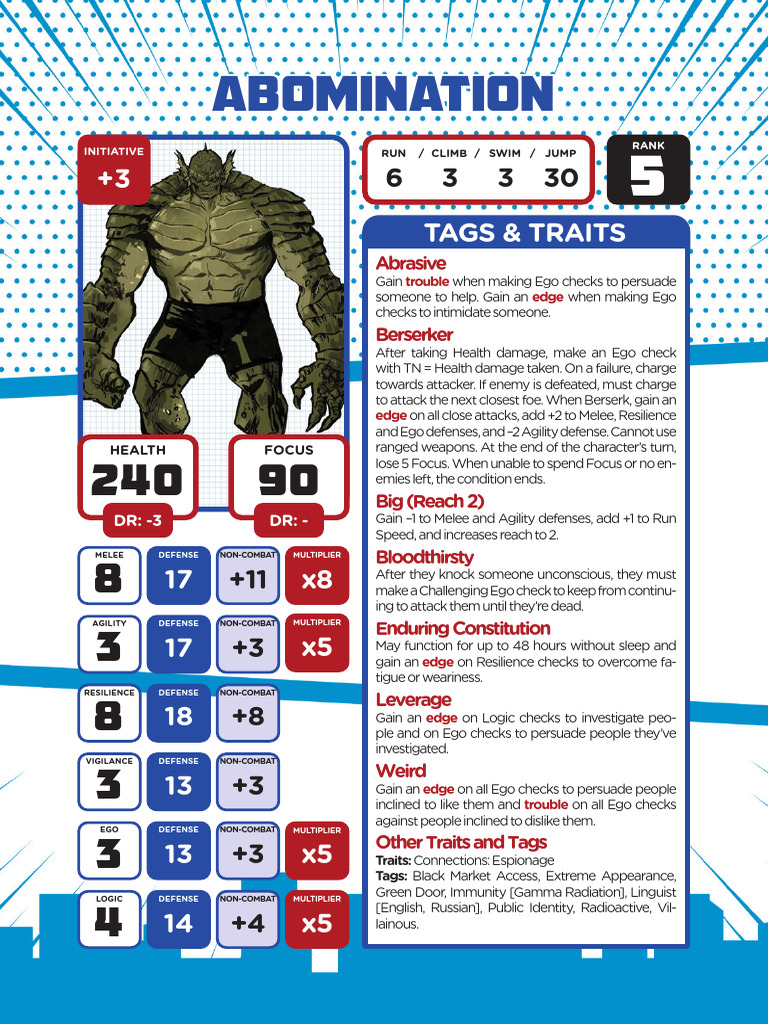 MMRPG NPC - Cards .v2 | PDF