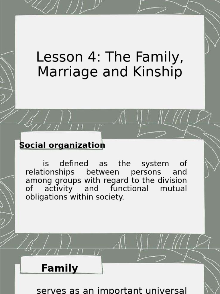 Lesson 4 UCSP - PPTXX 1 | PDF | Family | Godparent