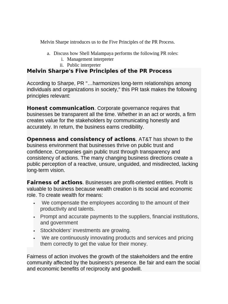 PR Script and Explanation | PDF | Public Relations | Economies