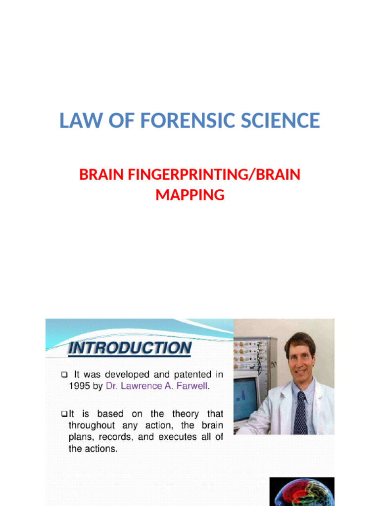 Brain Fingerprinting | PDF