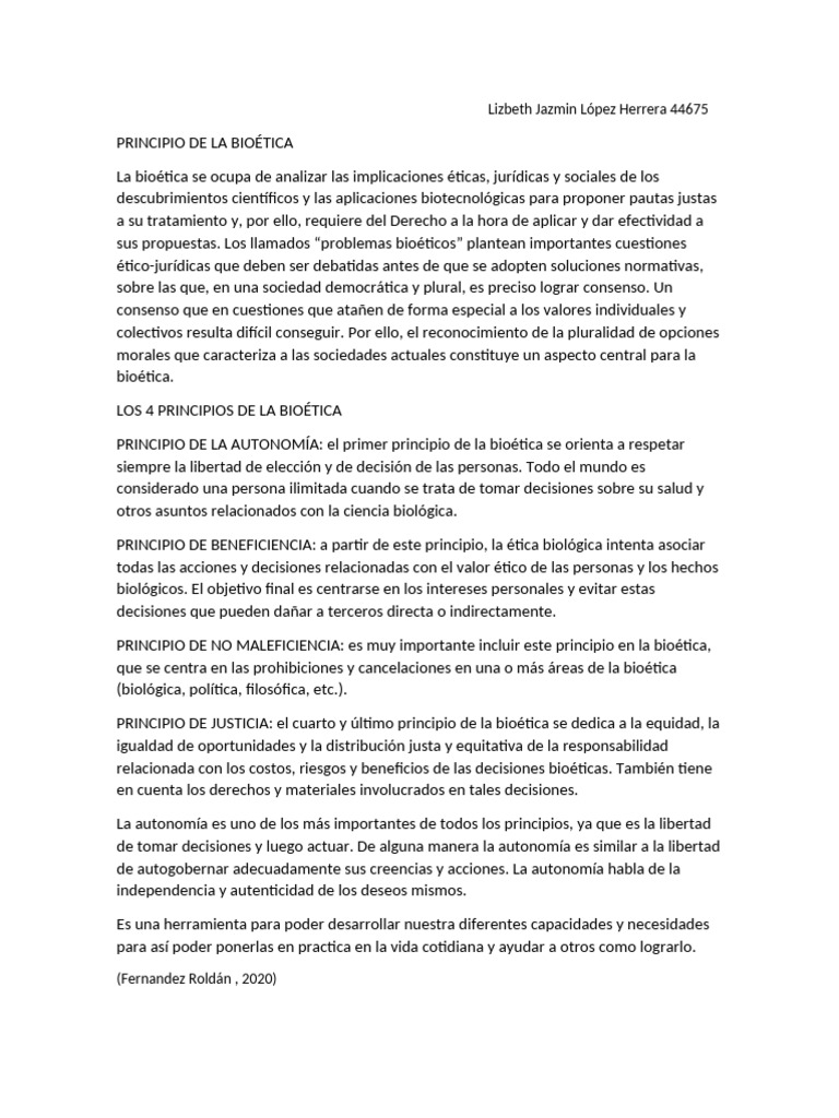 Bioetica | PDF | Bioética | Autonomía