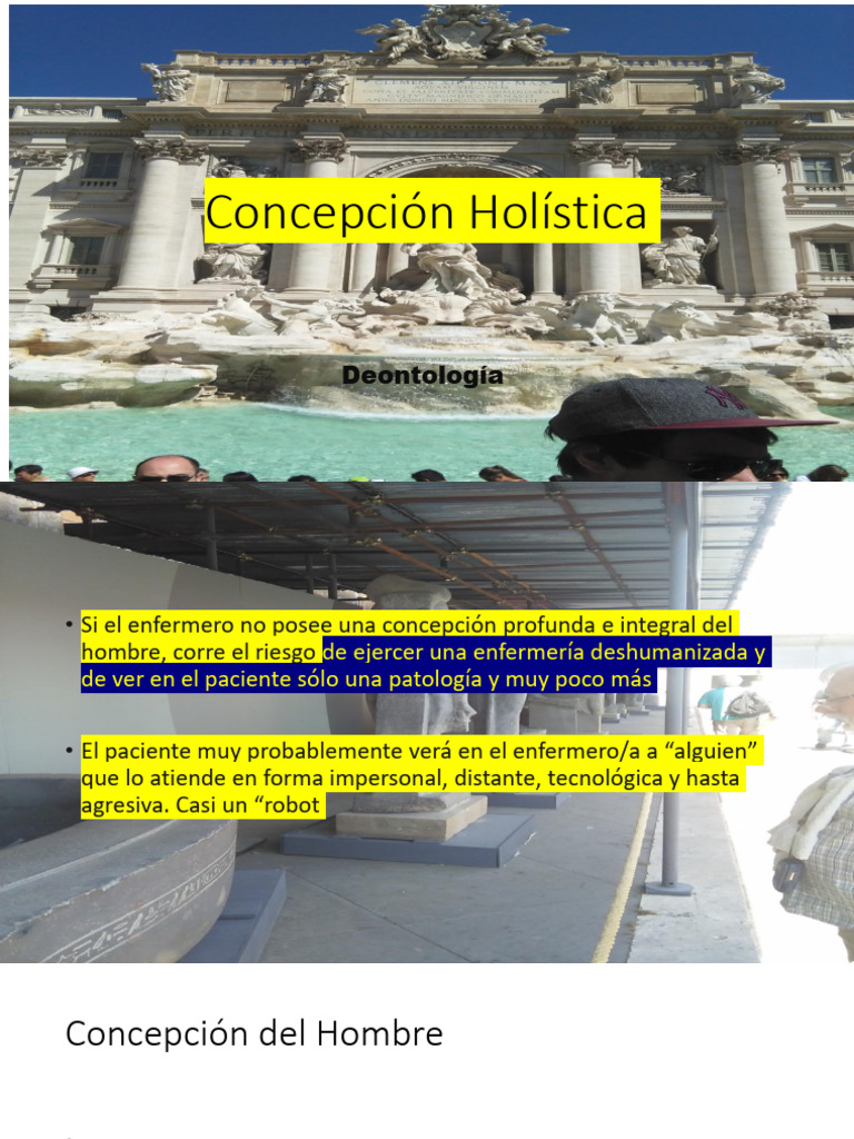 Concepción Holística del Hombre en Enfermería | PDF | Holismo | Enfermería