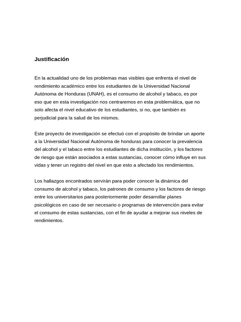 Ejemplo de Una Justificación | PDF