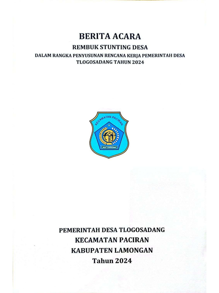 BA Stunting Tlogosadang | PDF
