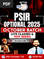 PSIR Topper Notes Final | PDF