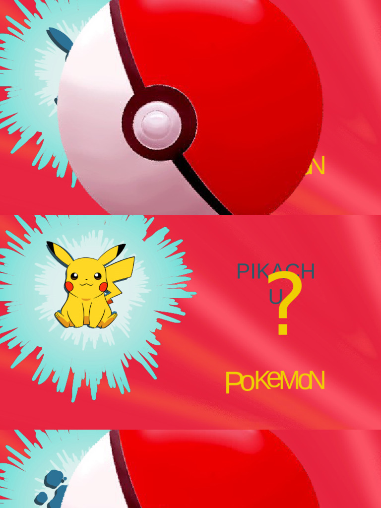 Who's That Pokemon Animated Template - 16x9 | PDF