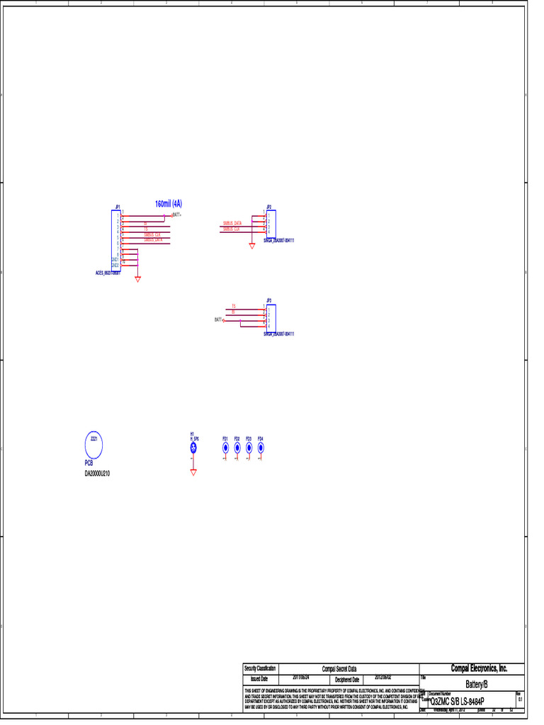 160mil (4A) : JP2 JP2 JP1 JP1 | PDF | Secrecy