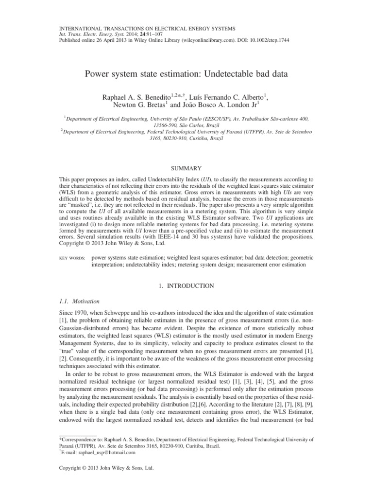 Etep 1744 | PDF | Errors And Residuals | Vector Space