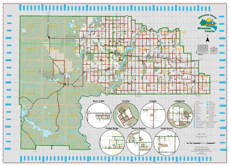 B Razeau County Map | PDF