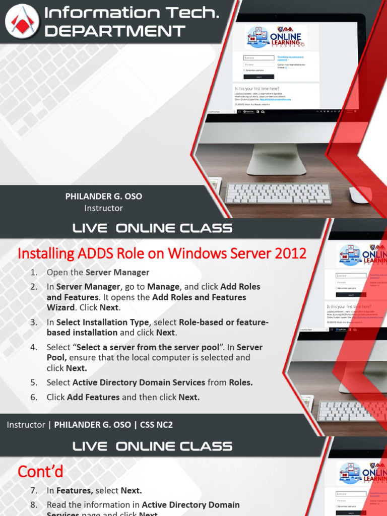 Installing ADDS | PDF | Active Directory | Computing