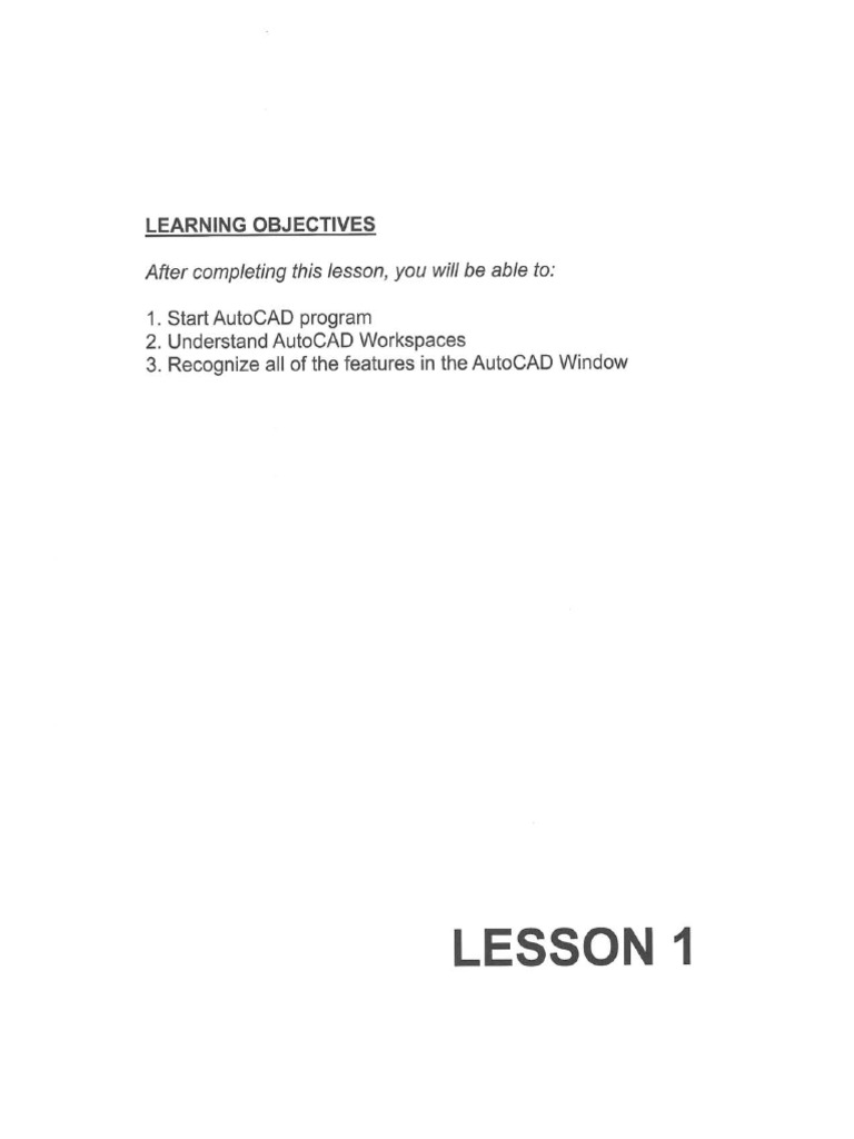 Lesson1 | PDF